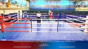 85 75 кг Смирнова Анастасия ЦЗ СФБ Хоркуш Александра Комета