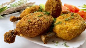 🍗 Куриные ножки, фаршированные картошкой / Бесподобная хрустящая корочка