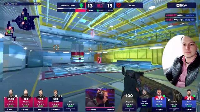 Полный Матч - ПОЛУФИНАЛ! Falcons vs MOUZ - Official Highlights - BLAST Premier Rivals 2025 S1