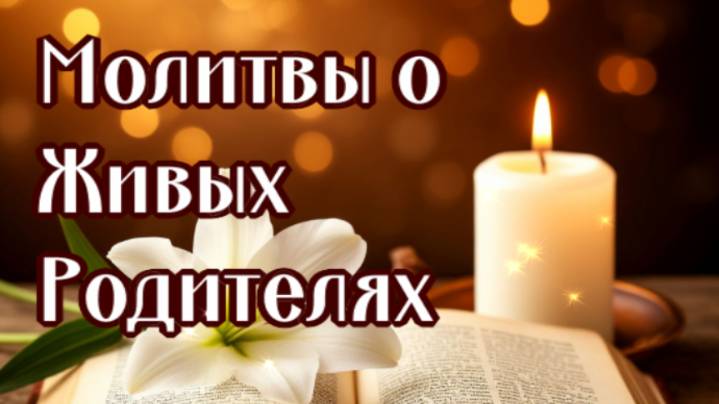 О ЖИВЫХ РОДИТЕЛЯХ БОГОРОДИЦЕ и ГОСПОДУ
