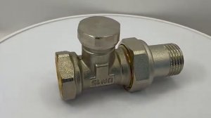 VT.020.N.04 Клапан настроювальний VALTEC, для радіатора, прямий  1/2"