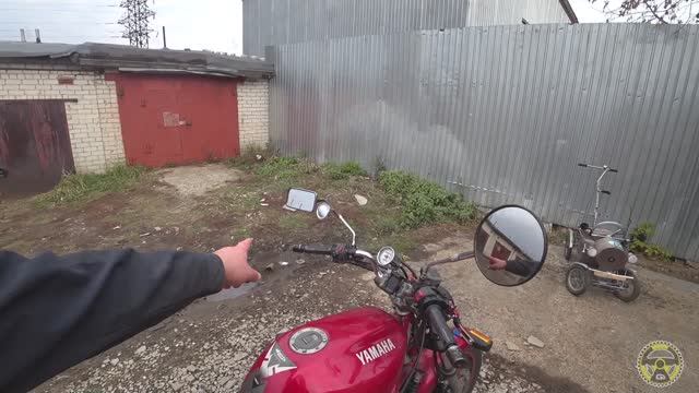 мото зеркала за 500 рублей !!! лайфхак