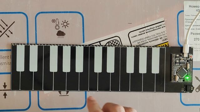 Сенсорная моно клавиатура типа Seaboard