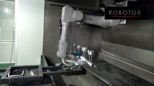 Покрасочный робот ROBOTOX_P6C_1950_6 тестирование