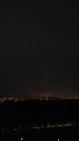 Первая ночная гроза в Москве