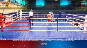 127 финал 60 кг Чистякова Ксения Политех Рудикова Виктория Комета