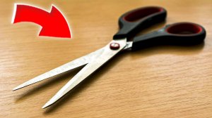 Ножницы режут как БРИТВА! Как ПРОСТО заточить любые ножницы дома!