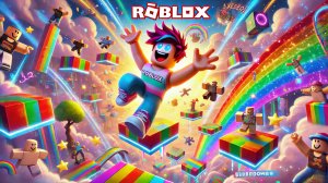 🌈 СУПЕР МЕГА РАДУЖНЫЙ ПАРКУР В ROBLOX! 🏃♂️ Это было НЕВЕРОЯТНО!
