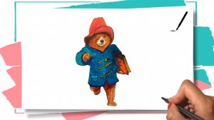Как нарисовать Паддингтона_Рисуем Медведя / How to draw Paddington Bear