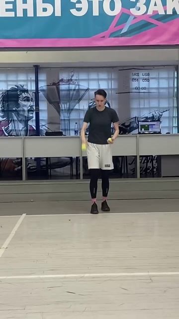 Tennis ball hand eye coordination drill 3 | Упражнение с теннисным мячом на координацию 3 #agility