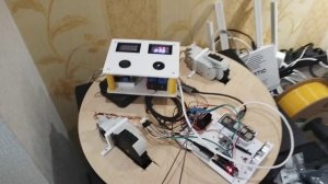 Сборка робота. Финал. Крутится. Проблемы с питанием моторов.