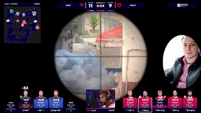 Полный Матч - ФИНАЛ! Mouz Vs Faze - Official Highlights - Blast Premier Rivals 2025 S1