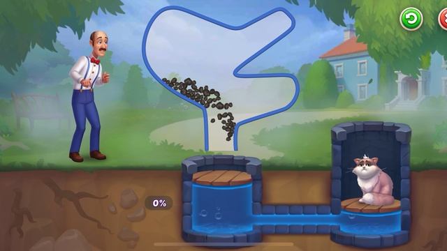 Homescapes | ГОЛОВОЛОМКА ( СПАСАЮ КОТИКА )