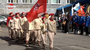 Юнармейский парад в СОШ№1