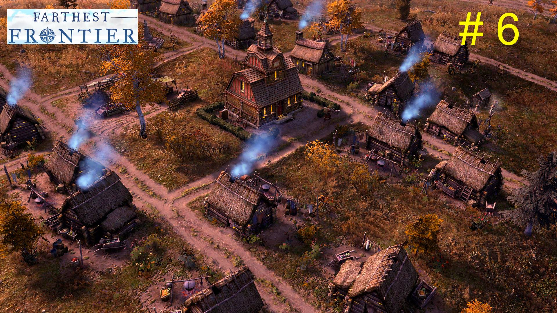 Гиперборея # 6. Первое нападение грабителей. Развитие и расширение поселения. Farthest Frontier