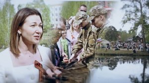 Жители Заельцовского района НСО собрались у озера Жемчужина Сибири в Стрижах в День Победы