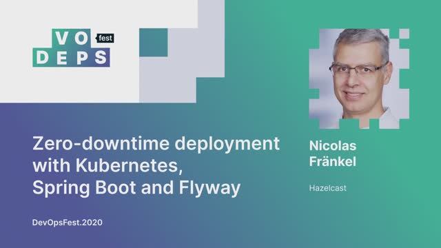 Nicolas Frankel. Zero-downtime deployment with Kubernetes, Spring Boot and Flyway