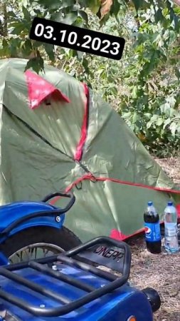 Sidecar. Выезд в лесок на Днепре с ночёвкой!