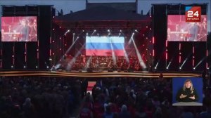 Праздничный концерт в Луганске«Героям Победы»