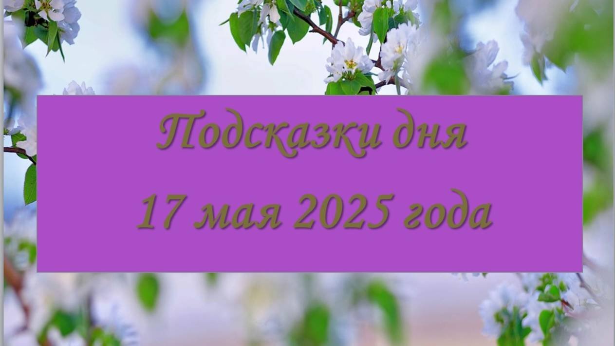 Гороскоп на 17 мая 2025 года (общий, по показателям дня)