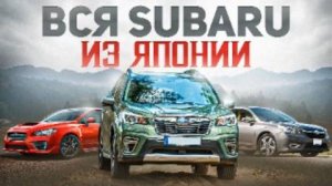 Все автомобили из Японии марки Subaru, смотрим какие Субару есть на Японских автоаукционах выгодно