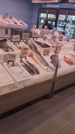 РЫБНАЯ ЛАВКА в (metro)  #fishing #fisch #изгермании #германия #бав