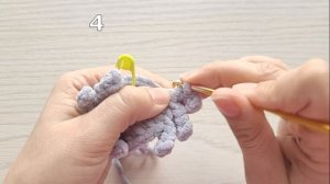 Паучок глазастик  крючком из плюшевой пряжи🌺Паучок б