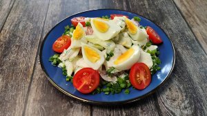 Чем проще, тем вкуснее. Весенний салат с редисом "Свежесть".