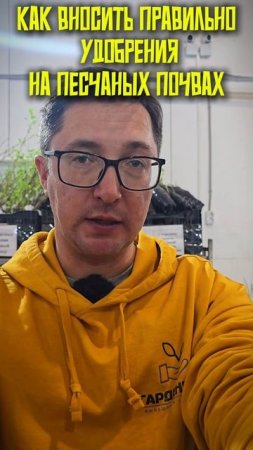 Как правильно вносить удобрения на песчаных почвах? #Гарденмарт_советы