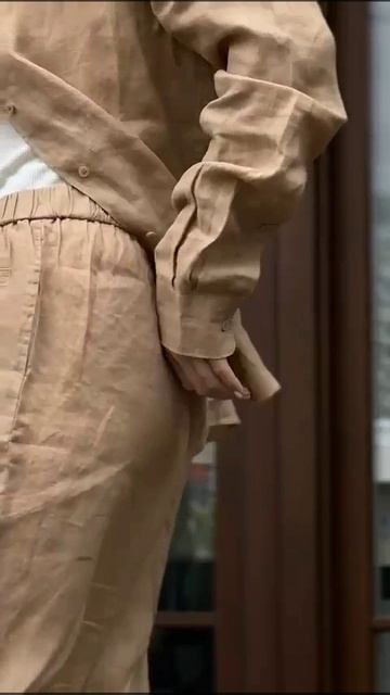 Стильный look с использованием вещей из льняной коллекции Norveg.