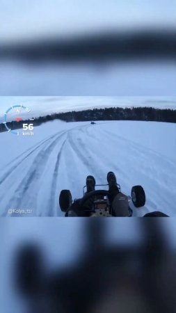 Минск 125 vs tm kz 125 зимний картинг #icekarting #icekart  #gokart #drift #вс?