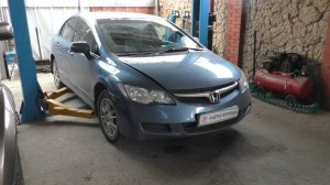 Вибрация при разгоне замена левого привода в сборе на Honda Civic 1,8 Хонда Цивик 2008