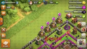 Наш клан достиг 3 уровня Clash of clans.