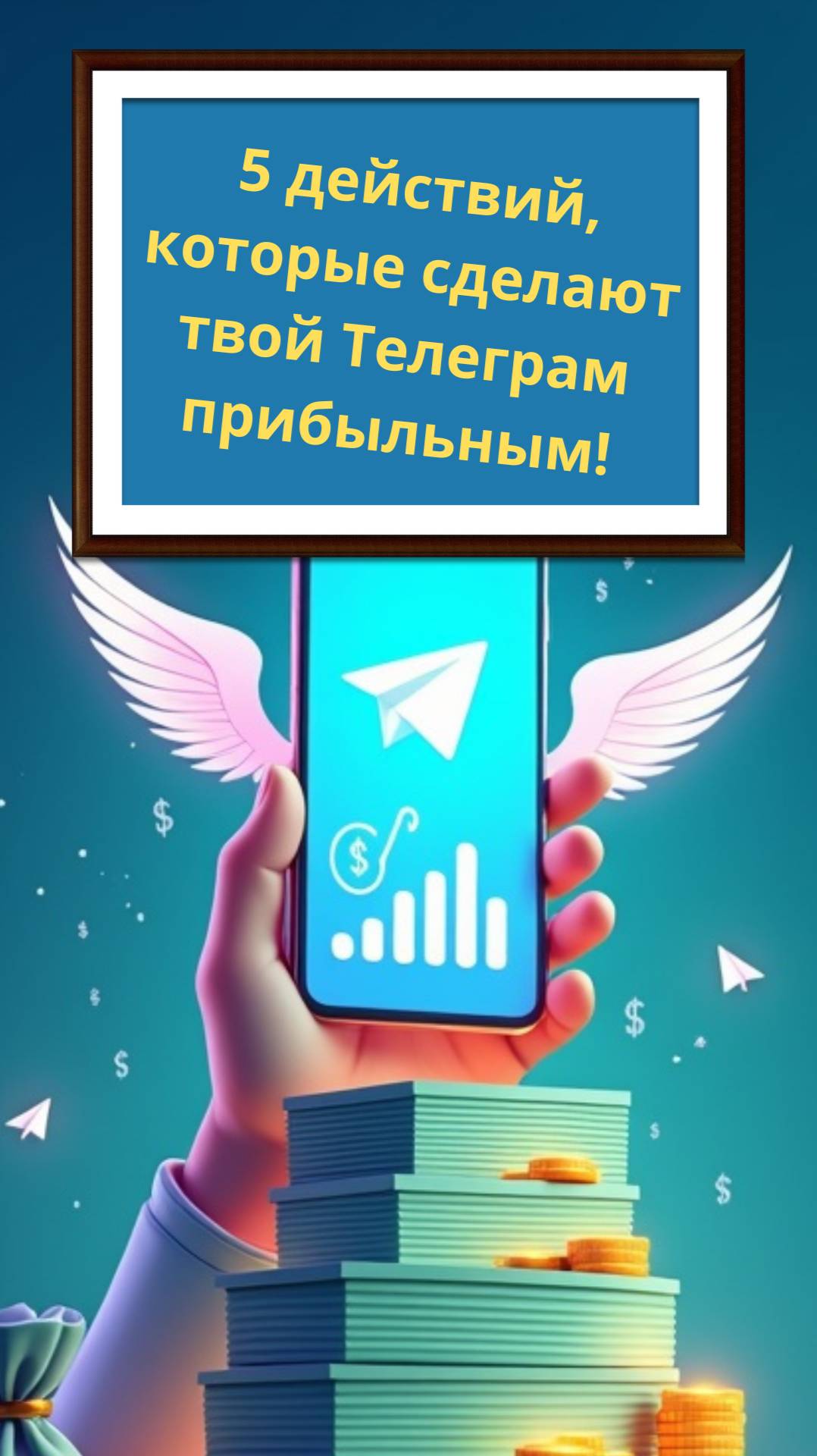 5 действий, которые сделают твой Телеграм прибыльным!