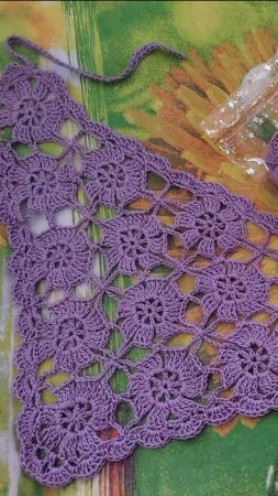 Косынка - бандана вязаная кроше pinterest