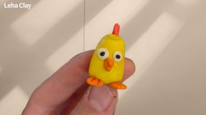 Как слепить Цыпленка из пластилина / Цыпленок из пластилина / как сделать Цыпленка / Лепка Цыпы