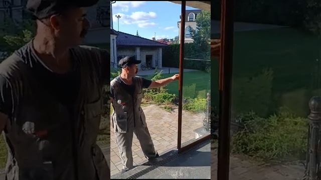 Безрамное остекление слайдер #безрамноеостекление #б?