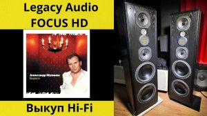 Выкуп аудиотехники Hi-Fi, звучание акустики Legacy Audio FOCUS HD музыка Александр Малинин Берега