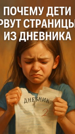 Почему дети рвут страницы из дневника