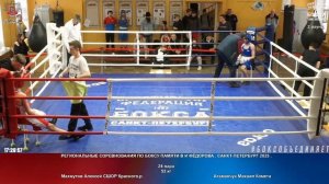 24 52 кг Махмутов Алексей СШОР Красногв.р. Атаманчук Михаил Комета