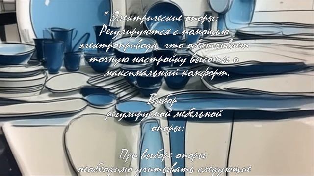 Как правильно использовать регулируемую мебельную опору?.