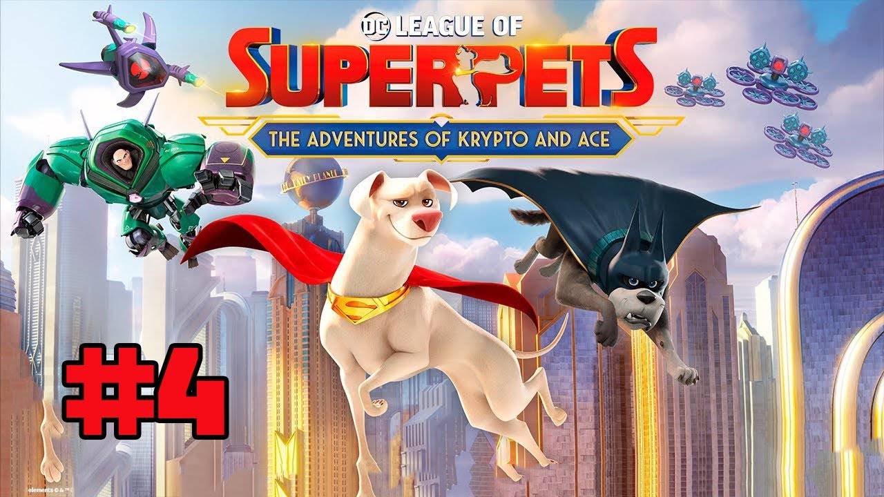 DC League of Super-Pets: The Adventures of Krypto and Ace (PC)-Босс Робоспираль и Новая локация #4.