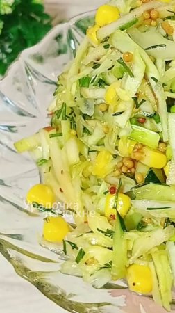 Мой дежурный САЛАТ из КАПУСТЫ! Очень вкусно, просто и быстро! Вся изюминка в заправке!