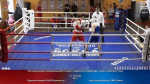 62 54 кг Борисов Алексей СШОР Красногв.р. Музыкантов Михаил ПМК Олимп