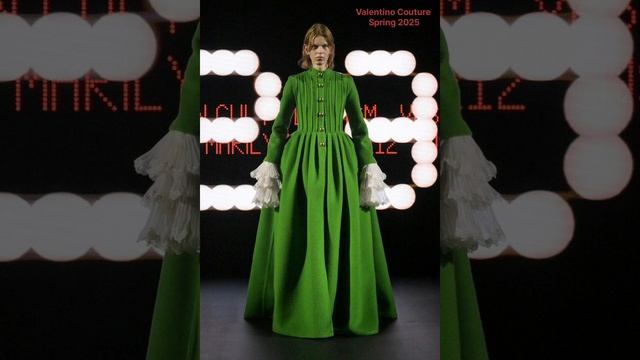 #Valentino Couture Spring 2025 на неделе моды в Париже