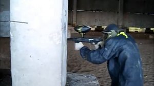 Попал или не попал? 30082014Пейнтбол в Самаре площадка зав