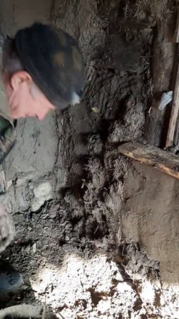 ГЛИНОЧУРКА САРАЙ для коз.СТЕНЫ