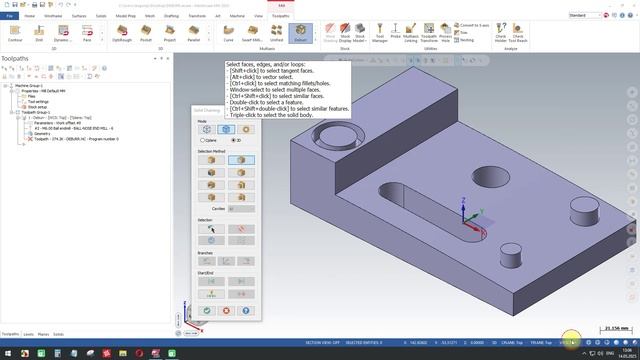 Притупление кромок в MasterCAM - Deburring in MasterCAM