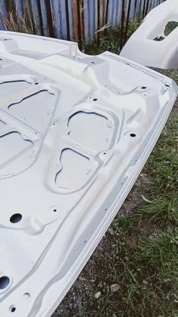 Капот мокрый по мокрому #покраска #automobile #кузовной #рем