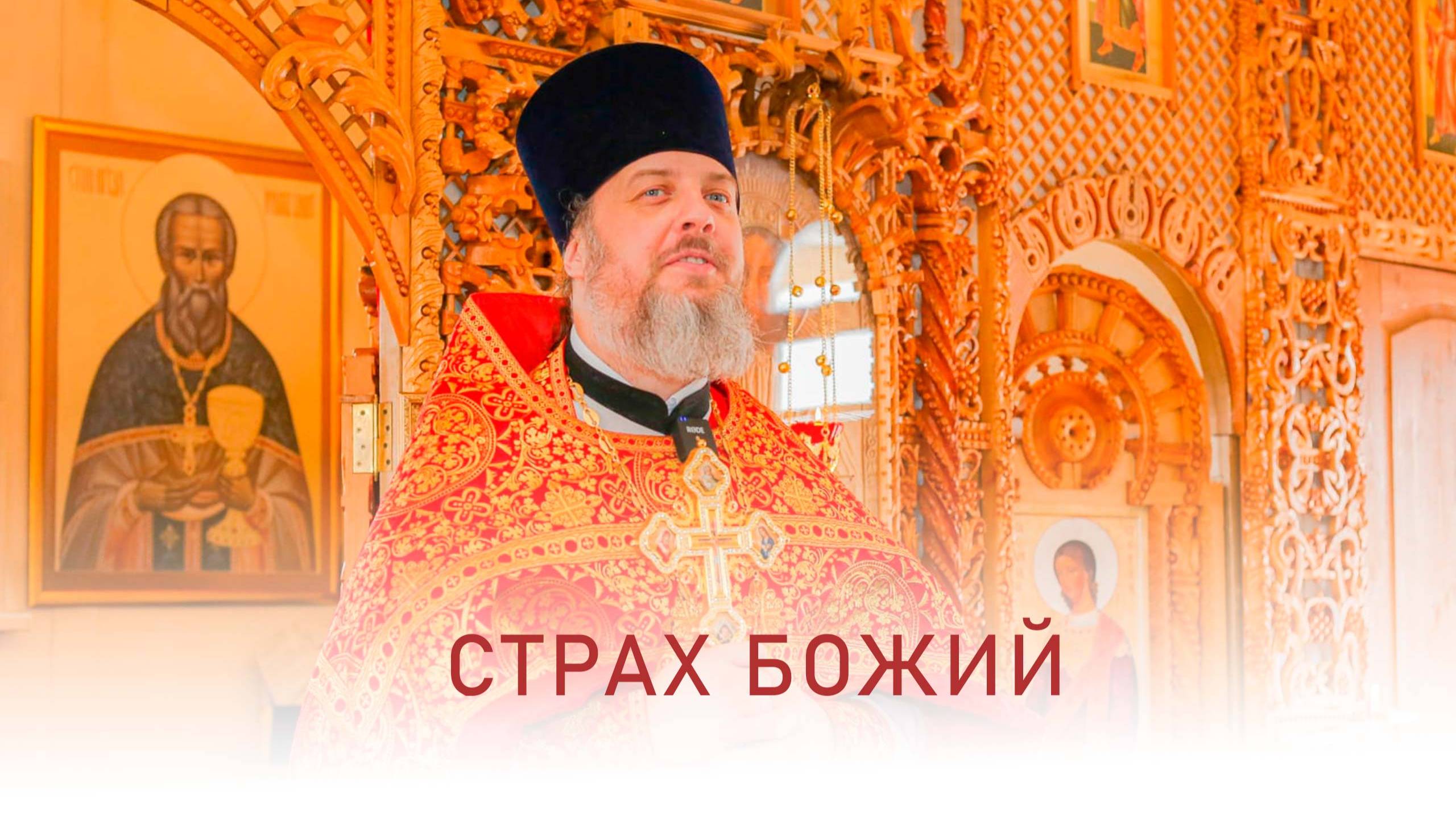 Страх Божий. Иерей Дмитрий Михайлюк. Проповедь. 11 мая 2025 г.